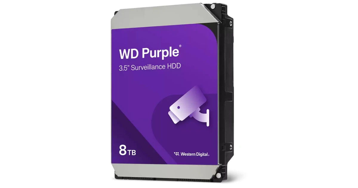 Жорсткий диск Western Digital Purple 8Tb 5400 об/хв SATA 3 (WD80PURZ ...
